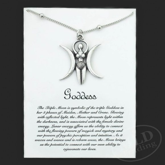 Jewelry | Wiccan Fertility Moon Goddess Pregnancy Talisman Pendant ...